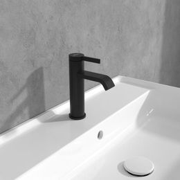 Villeroy & Boch Villeroy und Boch Dawn Einhebel-Waschtischarmatur TVW106103152K5 ohne Ablaufgarnitur, matt black