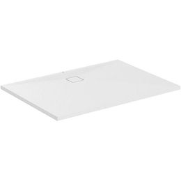 Ideal Standard Ultra Flat Evo Brausewanne T5532FO 1400 x 1000 x 35 mm, seidenwei&szlig;, rechteckig, Ablauf an langer Seite