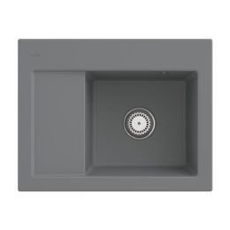 Villeroy & Boch Villeroy und Boch Subway 45 Compact Einbausp&uuml;le 331300RW Einbausp&uuml;le rechts, 650 x 510 mm, stone white CeramicPlus