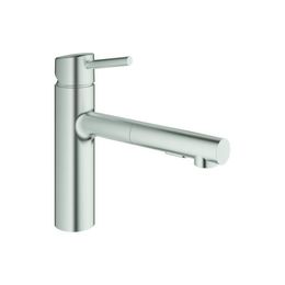 Grohe Concetto K&uuml;chenarmatur 30273DC1 supersteel, mittelhoher Auslauf