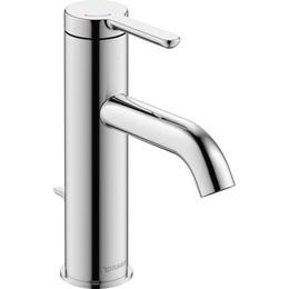 Duravit C.1 Waschtischarmatur M C11023001010 FreshStart, MinusFlow, mit Zugstange, Chrom Hochglanz
