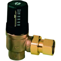 Heimeier Differenzdruck-&Uuml;berstromventil 5503-04.000 DN 25, flachdichtende Verschraubung, Rotguss