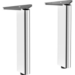Hansgrohe Xelu Q M&ouml;belf&uuml;&szlig;e 54145000 175x60mm, 2 St&uuml;ck, chrom