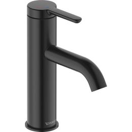 Duravit C.1 Waschtischarmatur M C11023002046 FreshStart, MinusFlow, ohne Zugstange, Schwarz Matt