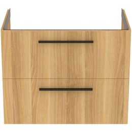 Ideal Standard i.life B M&ouml;beldoppelwaschtisch-Unterschrank T5272NX 2 Ausz&uuml;ge, 80 x 50,5 x 63 cm, Eiche natur
