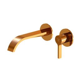 Steinberg Serie 280 Fertigmontageset 28018143RG Ausladung 215mm, mit Keramikkartusche, rose gold