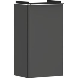 Hansgrohe Xelu Q Waschtischunterschrank 54012000 340x605x245mm, f&uuml;r Handwaschbecken, links, diamantgrau matt, chrom