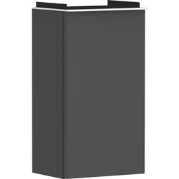 Hansgrohe Xelu Q Waschtischunterschrank 54012700 340x605x245mm, f&uuml;r Handwaschbecken, links, diamantgrau matt, mattwei&szlig;