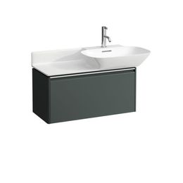 Laufen BASE f&uuml;r INO Waschtischunterschrank H4030011102661 77x36cm, 1 Schublade, Griffleiste Aluminium eloxiert, verkehrsgrau