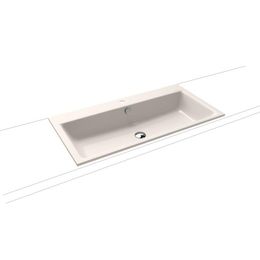 Kaldewei Puro Einbau-Waschtisch 900206013231 3152, 90x46cm, pergamon, mit &Uuml;berlauf, 1 Hahnloch