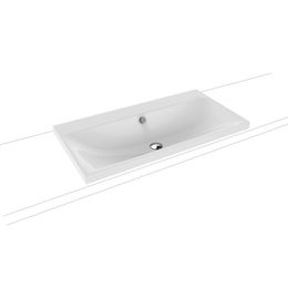 Kaldewei Silenio Aufsatzwaschtisch 904006003001 3041, 90x46x4cm, weiss Perl-Effekt, ohne Hahnloch