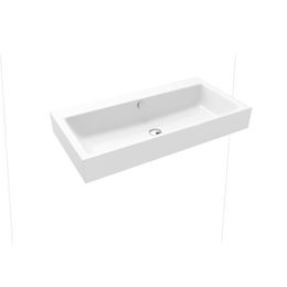Kaldewei Puro Wandwaschtisch 901506003001 3165, 90x46x12cm, weiss Perl-Effekt, ohne Hahnloch
