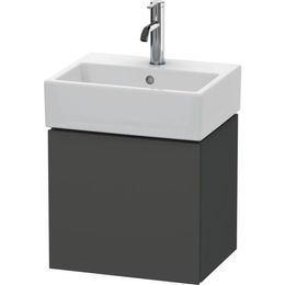 Duravit L-Cube Waschtisch-Unterschrank LC6245R4949 43,4x34,1x40cm, wandh&auml;ngend, T&uuml;r rechts, graphit matt