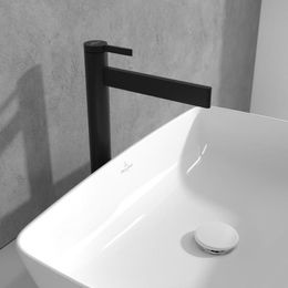Villeroy & Boch Villeroy und Boch Dawn Einhebel-Waschtischarmatur TVW106106151K5 erh&ouml;ht, ohne Ablaufgarnitur, matt black