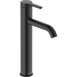 Duravit C.1 Waschtischarmatur L C11033002046 FreshStart, MinusFlow, ohne Zugstange, Schwarz Matt