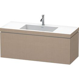 Duravit L-Cube Waschtisch-Unterschrank LC6919O7575 120 x 48 cm, 1 Hahnloch, leinen, 1 Auszug