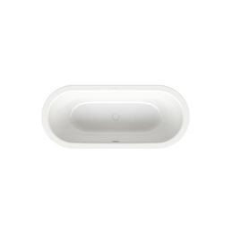 Bette BetteStarlet Flair Oval Badewanne 8772-440PLUS Glasur, snow, 158x68x42cm
