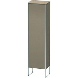 Duravit XSquare Hochschrank XS1314L7575 50x176x35,6cm, T&uuml;r links, stehend, Leinen