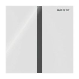 Geberit Typ 40 Urinal-Steuerung 116227SI1 elektronisch, Square, wei&szlig;