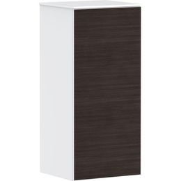 Hansgrohe Xevolos E Halbhochschrank 54212730 400x360x890mm, links, mattwei&szlig;, Eiche dunkel