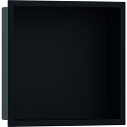 Hansgrohe XtraStoris Original Wandnische 56093670 mit Rahmen, 300 x 300 x 70 mm, mattschwarz