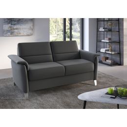 Sit & More 2,5-Sitzer SIT & MORE, B:179cm H:89cm T:89cm, grau, 100% Polyester, Sofas, "Palmera, B: 179 cm", mit Federkern