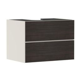 Hansgrohe Xevolos E Waschtischunterschrank 54188730 780x555x550mm, 2 Schubladen, sandbeige matt, Eiche dunkel
