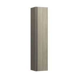 Laufen BASE f&uuml;r INO Hochschrank H4030341102621 35x16,5cm, 1 T&uuml;r, Scharnier rechts, Griff Aluminium schwarz, Ulme hell