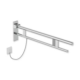 HEWI System 900 St&uuml;tzklappgriff 900.50.21440 Ausladung 900 mm, Edelstahl verchromt, rechts