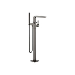 Dornbracht CL.1 Wannenarmatur 25863705-99 freistehend, mit Standrohr und Schlauchbrausegarnitur, Dark Platinum matt