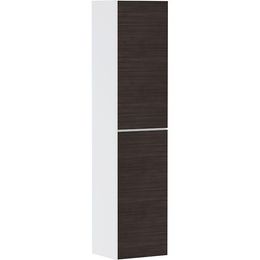 Hansgrohe Xevolos E Hochschrank 54218730 400x360x1760mm, links, mattwei&szlig;, Eiche dunkel