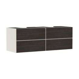 Hansgrohe Xevolos E Waschtischunterschrank 54200730 1570x555x550mm, 4 Schubladen, sandbeige matt, Eiche dunkel