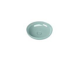 Kaldewei Miena Waschtisch-Schale 909406003679 3181, &Oslash; 38 cm, Soft Touch, Perl-Effekt, ohne &Uuml;berlauf, ohne Hahnloch, Schallschutz