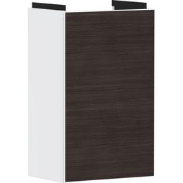Hansgrohe Xevolos E Waschtischunterschrank 54169730 340x555x245mm, f&uuml;r Handwaschbecken, rechts, mattwei&szlig;, Eiche dunkel
