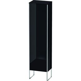 Duravit XSquare Hochschrank XS1314R4040 50x176x35,6cm, T&uuml;r rechts, stehend, schwarz hochglanz