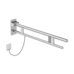 HEWI System 900 St&uuml;tzklappgriff 900.50.157XA Ausladung 900 mm, Edelstahl matt geschliffen, rechts
