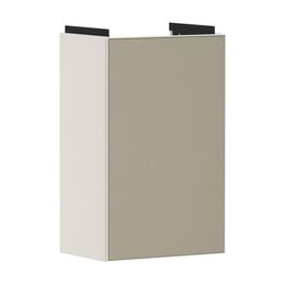 Hansgrohe Xevolos E Waschtischunterschrank 54170390 340x555x245mm, f&uuml;r Handwaschbecken, rechts, sandbeige matt, bronze Struktur