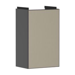 Hansgrohe Xevolos E Waschtischunterschrank 54171390 340x555x245mm, f&uuml;r Handwaschbecken, rechts, schiefergrau matt, bronze Struktur
