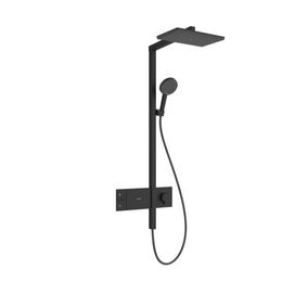 Hansgrohe Raindance Alive Q Duschsystem 24580670 1 Strahlart mit ShowerSelect Comfort, 12 l/min, schwarz matt