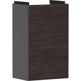 Hansgrohe Xevolos E Waschtischunterschrank 54171730 340x555x245mm, f&uuml;r Handwaschbecken, rechts, schiefergrau matt, Eiche dunkel