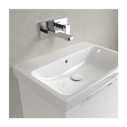 Villeroy & Boch Villeroy und Boch Architectura Waschtisch 4A87KJR1 65x44,5cm, geschliffen, mit &Uuml;berlauf, wei&szlig; C-plus