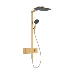 Hansgrohe Raindance Alive Q Duschsystem 24581140 1 Strahlart wassersparend mit ShowerSelect Comfort, EcoSmart, 8 l/min, brushed bronze