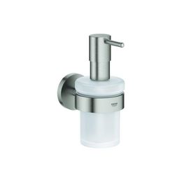 Grohe Essentials Seifenspender 40448DC1 supersteel, mit Halter