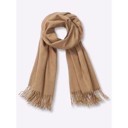 Heine Damen Schal, Braun, T&uuml;cher & Schals, Material: Viskose