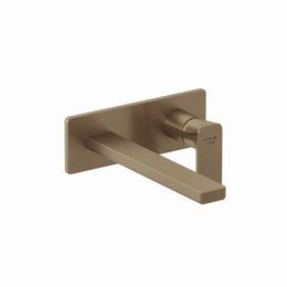 Kludi RENON 2-Loch-Wandarmatur 42245N175 240 mm, Feinbau-Set Brushed Bronze PVD