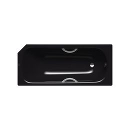 Kaldewei Saniform star Badewanne 134130000701 160x70cm, Antislip, Variante 2, schwarz