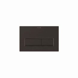 Kludi UNIFIX Bet&auml;tigungsplatte Eckig 32PP01N2 244 x 160 mm Brushed Gunmetal