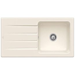 Villeroy & Boch Villeroy & Boch Architectura Einbausp&uuml;le 336001KR mit Ablaufgarnitur und Handbet&auml;tigung, Crema