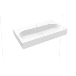 Kaldewei Centro Wand-Waschtisch 903506013711 3062, 90x50x12cm, alpinweiss matt Perl-Effekt, ohne &Uuml;berlauf, 1 Hahnloch