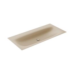 KEUCO Edition 11 Art Einbauwaschtisch 32590521200 ohne Hahnloch, 120,6 x 0,4 x 49,3 cm, sand